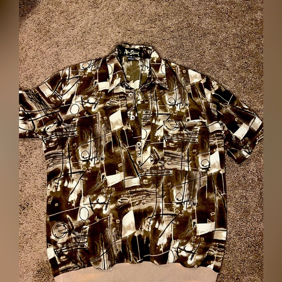 Alan Stuart | Shirts | Vintage Alan Stuart Short Sleeve Pullover Size ...